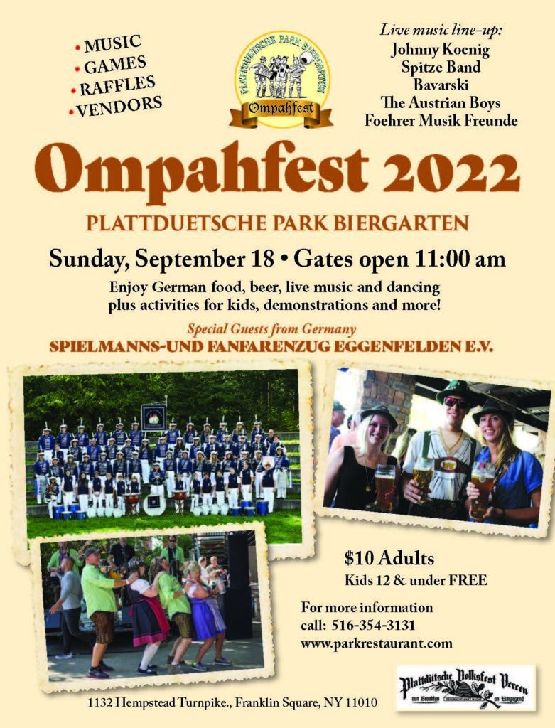 Ompahfest at Plattduetsche 2022 | Plattduetsche Park Restaurant